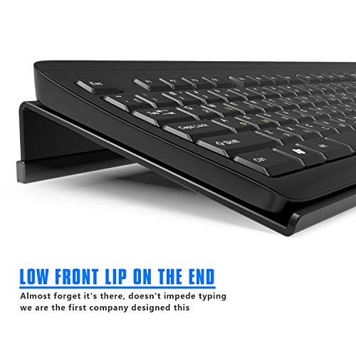 Richboom Computer Keyboard Stand Tilt PC Keyboard Stand Riser for Easy ...