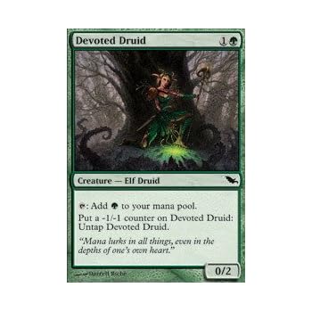 Amazon.com: Magic: The Gathering - Devoted Druid - Ultimate Masters ...