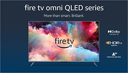 Amazon Fire TV 75" Omni QLED Series 4K UHD smart TV, Dolby Vision IQ ...
