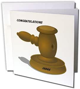 Amazon.com : Congratulations On Making Judge - Greeting Cards, 6 x 6 ...