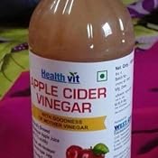 HealthVit Apple Cider Vinegar with Mother Vinegar, Raw, Unfiltered and ...
