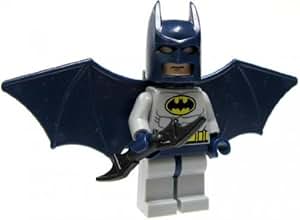 Amazon.com: Batman - Lego Batman Minifigure (Blue Suit) with Glider ...