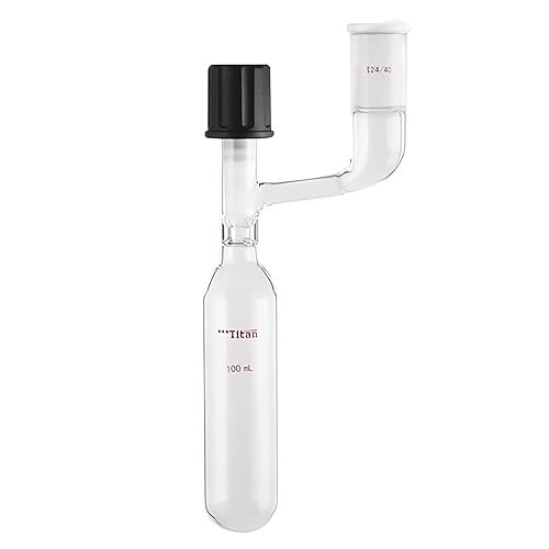 ADAMAS-BETA Glass Schlenk Storage Tube Flask Heavy Wall with 0-8mm High ...