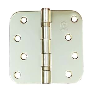 Penrod Door Hinges - Bright Brass - Ball Bearing 4 inch with 5/8 inch ...