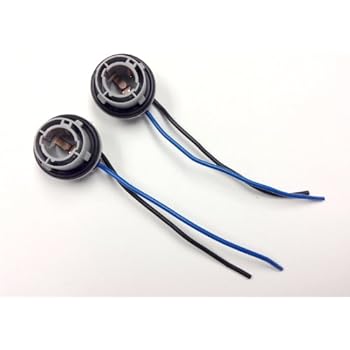 Amazon.com: 1157/2357 Bulb Socket Brake Turn Signal Light Harness Wire LED Pig Tail Plug: Automotive