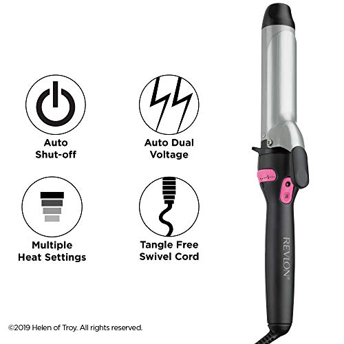Revlon Perfect Heat Triple Ceramic Curling Iron | For Silky Smooth ...