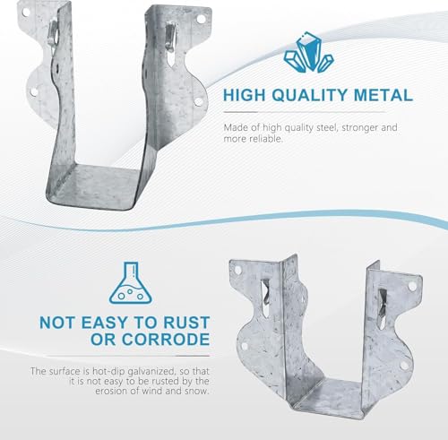 20 Gauge Galvanizing 2x4 Joist Hanger 2x4 Brackets For Wood on Galleon ...