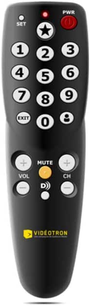 Amazon.com: Videotron Simplified - Easy-to Use Cable Box Remote and ...