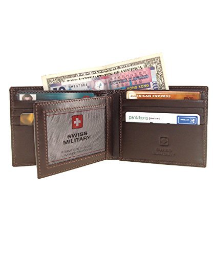 Swiss Military Brown Men's Wallet: Amazon.in: Bags, Wallets & Luggage