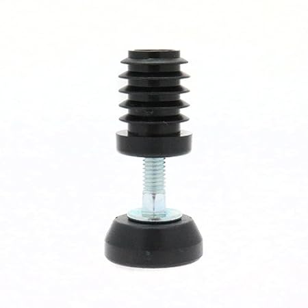 Pack of 4 M6 Adjustable Feet & Threaded Tube insert sets for round ...