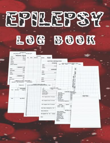 Mua Epilepsy Log Book: Seizure Information and Details Record Book For ...