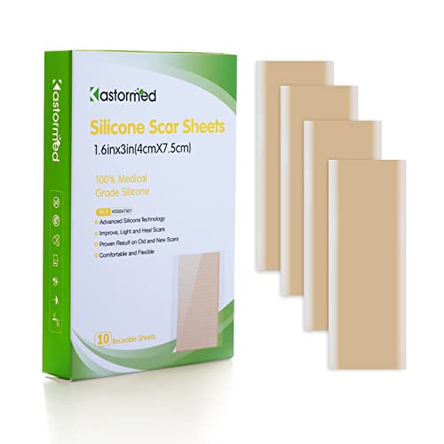 Silicone Scar Sheets, Professional Removal Sheets for Keloid Bump Scars ...