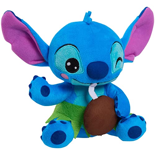 Disney Stitch Small Plush Stitch And Coconut, Stuffed Animal, Blue ...