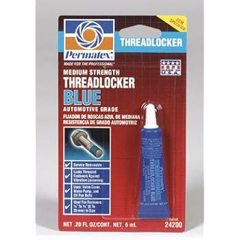 Amazon.com: Permatex 24200 6 ml Blue Medium Strength Threadlocker ...