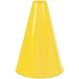 amscan Yellow Megaphones, Party Accessory, 6 Ct. : Toys & Games
