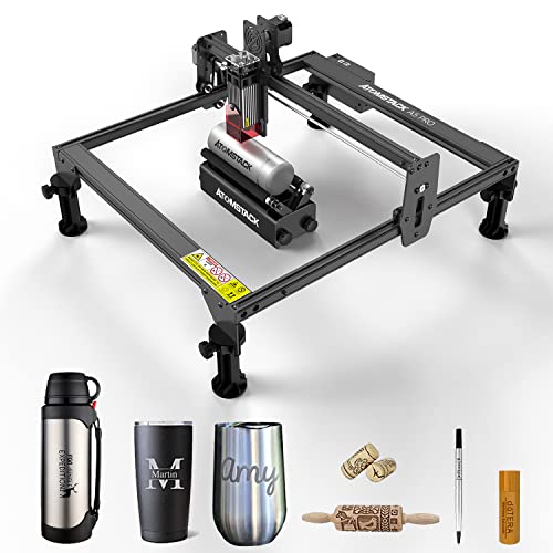 ATOMSTACK A5 Pro Laser Engraver with R3 Rotary Roller, 5-5.5W Fixed ...