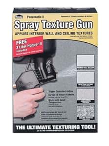 Homax Pneumatic Ii Spray Texture Gun 3 L Boxed 2.7 Cfm, 80 Cfm ...