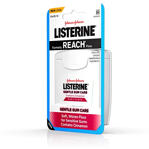 Listerine Gentle Gum Care Interdental Floss for Sensitive Gums, Oral ...