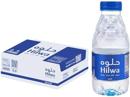 Hilwa Water Bottle Drink Water, 48 X 200 ml- Pack of 1 price in Saudi ...