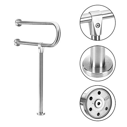 Handicap Grab Bars Rails 30-Inch Toilet Handrails Bathroom Safety Bar Hand Support Rail ...