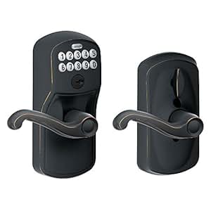 Schlage FE595 PLY 716 FLA Plymouth Keypad Entry with Flex-Lock and ...