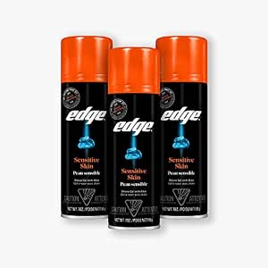 Amazon.com: Edge Shave Gel, Sensitive Skin, 7-Ounce Cans - Pack of 3 ...