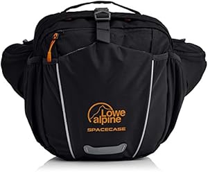 Lowe Alpine Space Case Waist Bag - Black/Pumpkin, One Size: Amazon.co ...