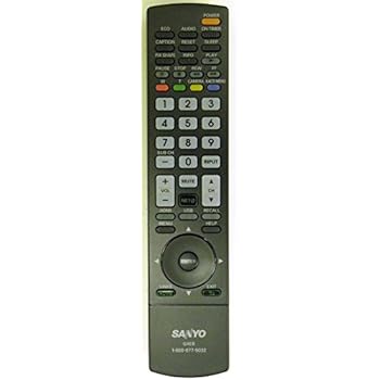 Amazon.com: Sanyo LCD TV Remote Control GXFA GXCC Supplied with models ...
