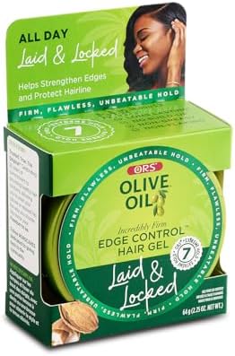 ORS Olive Oil Edge Control Hair Gel with Sweet Almond Oil for ...