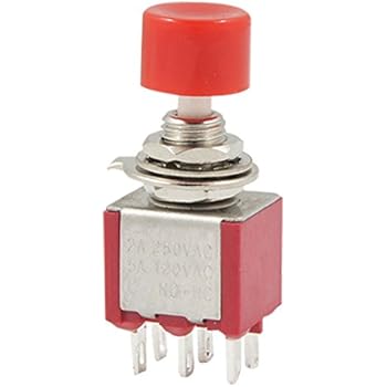 Amazon.com: DPDT MOMENTARY PUSH BUTTON SWITCH: Automotive