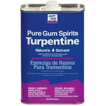 Klean-Strip Green QGT69 Turpentine Gum Spirit, 1-Quart - Household ...