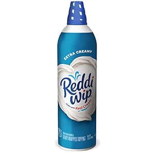 Reddi-wip Extra Creamy Whipped Dairy Cream Topping, Keto Friendly, 13 ...
