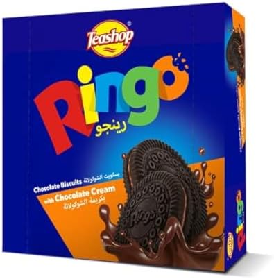 Taeshop Ringo Sandwich Biscuits with Chocolate, 16 x 38 g price in ...