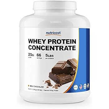 Amazon.com: Nutricost Whey Protein Concentrate (Chocolate) 5LBS: Health & Personal Care