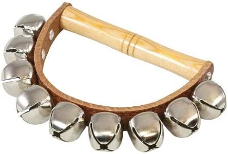 Percussion Plus - Cascabeles con mango (con 9 cascabeles): Amazon.es ...