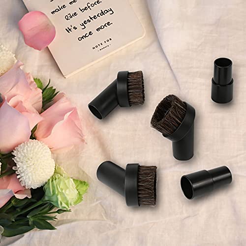 Bangogo Round Dust Brush Horse Hair Vacuum Attachment,25MM Soft Bristle ...