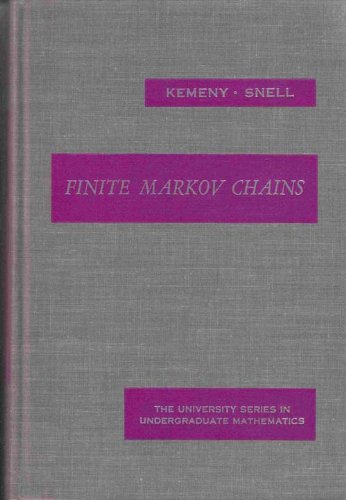 Finite Markov Chains by John G. & J. Laurie Snell Kemeny (PDF) | sci-books.com