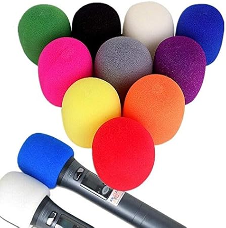 10PCS Bonnette pour Microphone en Mousse, Bonnette Micro Mousse Mic ...