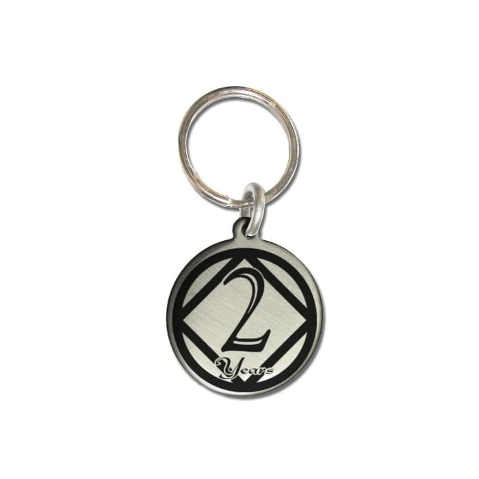 Buy 2 Year NA Narcotics Anonymous Anniversary Medallion Keychain for ...