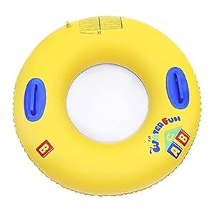Amazon.com: 39 inch Yellow Swimming Rings for Adults Teens, Inflatable ...