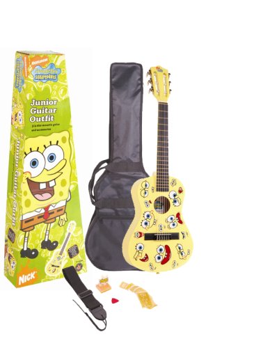 Spongebob SBJGOFT Junior Guitar Outfit: Amazon.co.uk: Musical Instruments