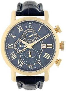 سعر ساعة يد كرونوجراف انالوج بعقارب شكل دائري بسوار جلد منقوش للرجال من ...