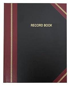 Amazon.com : BookFactory Professional Record Book / Record and Account ...