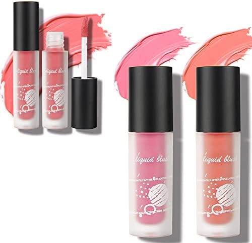 SYOSI Liquid Blush Matte, 3PCS Girl Soft Matte Cream Blush Liquid Blush ...
