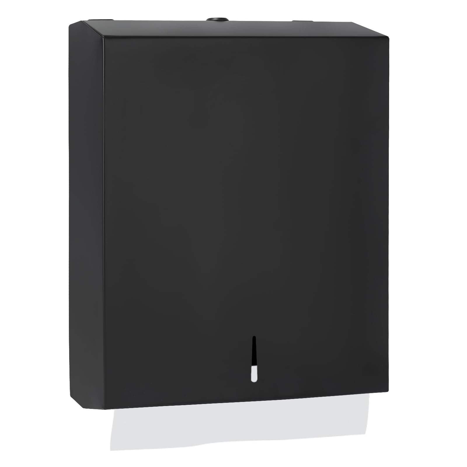 Stardrix Paper Towel Dispenser Wall Mount, Matte Black Stainless Steel ...