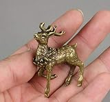 Majestic Copper Deer Statue