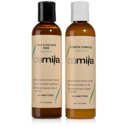 Damila Sulfate & Salt Free Shampoo & Conditioner Value Set, Post ...