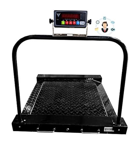 PEC Wheelchair Scale Portable Light Weight Medical Scale with Dual Low ...