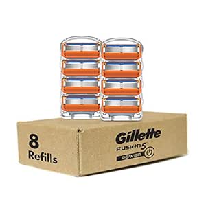 Amazon.com: Gillette Fusion Power Men's Razor Blades - 8 Refills: Beauty