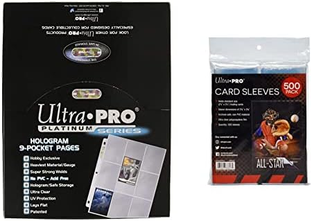 Ultra Pro 9-Pocket Trading Card Pages - Platinum Series (100 Pages ...